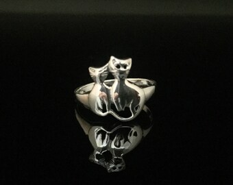 Cat ring | Etsy