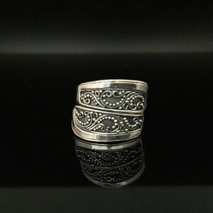 Beaded Bali Ring // 925 Sterling Silver // Wrap Around Sterling Bali ...