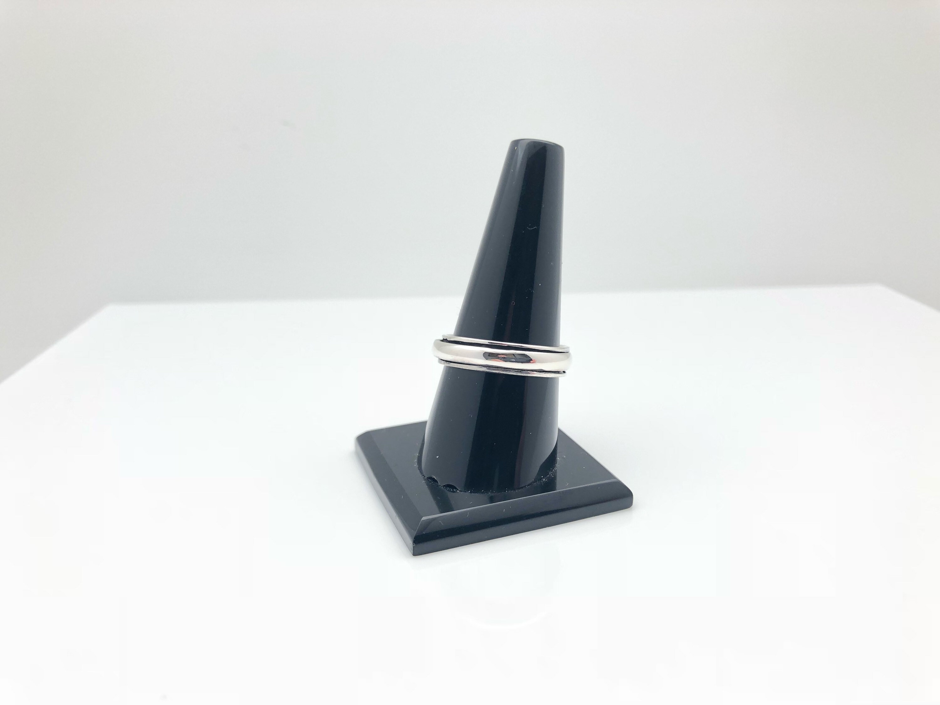 Single Band Spin Ring // Silver Spin Ring // Single Band | Etsy