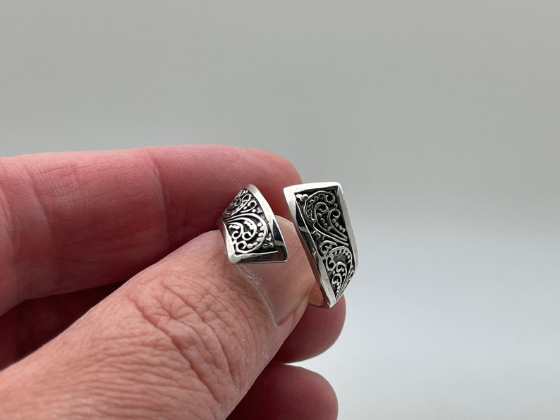 Hand Beaded Bali Ring // 925 Sterling Silver // Wrap Around - Etsy