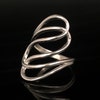 Three Band Rolling Ring // Triple Band Rolling Ring // 925 Sterling ...