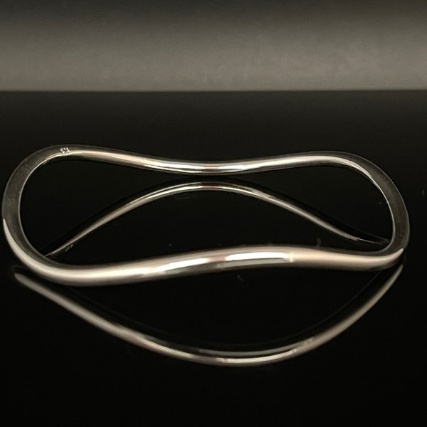 Wavy Bangle - Etsy