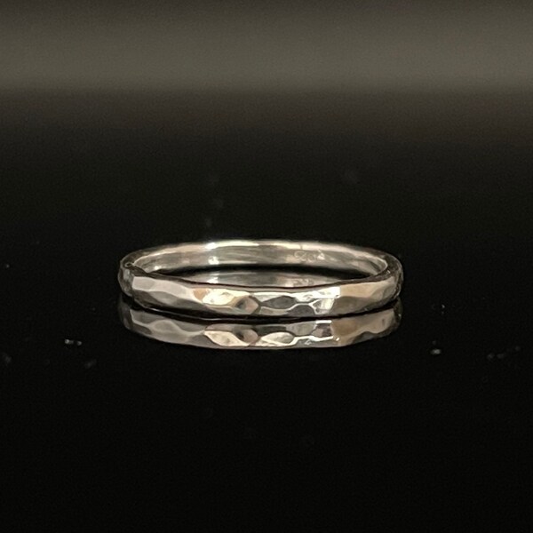 Thin Silver Ring - Etsy