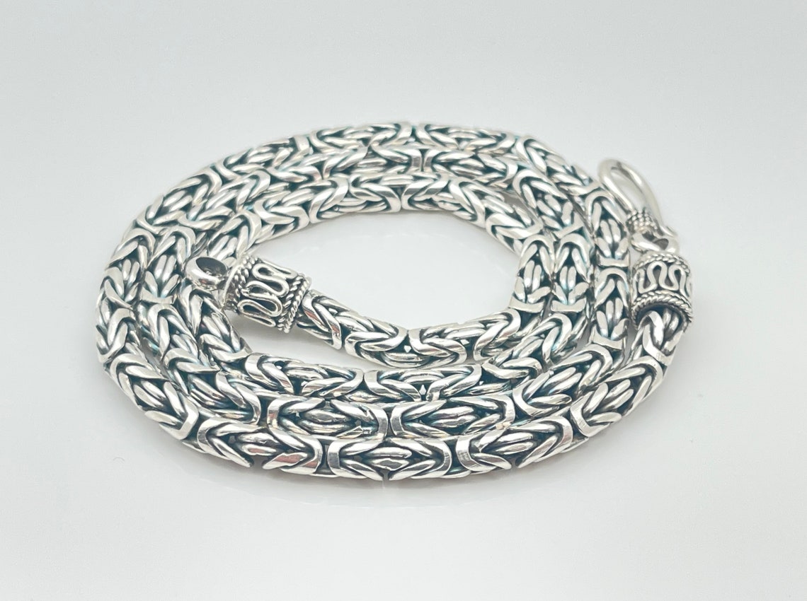 Bali Byzantine Chain // Traditional Byzantine Chain // Heavy - Etsy UK