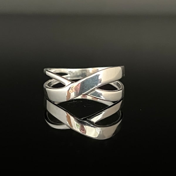Criss Cross Ring - Etsy