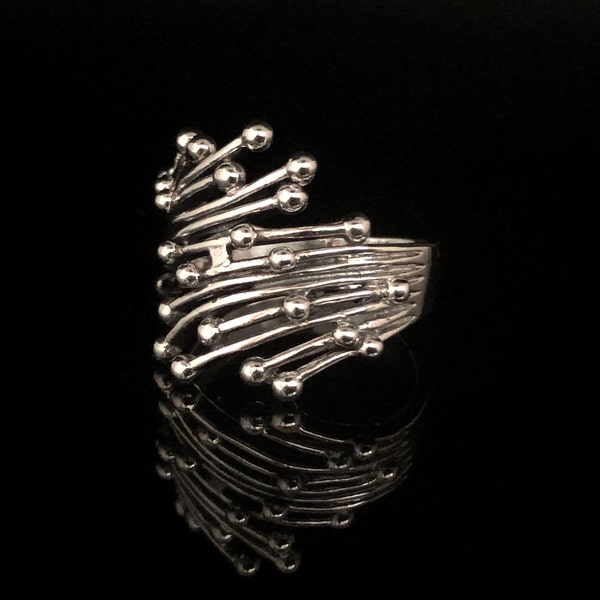 Silver Abstract Art - Etsy