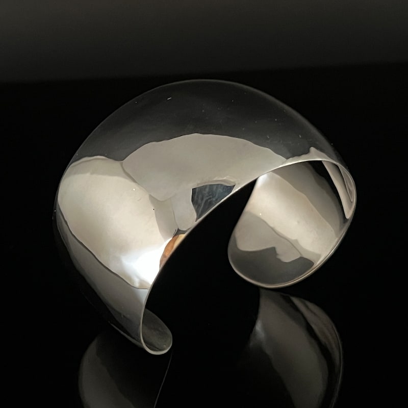 Silver Cuff Bracelet - Etsy