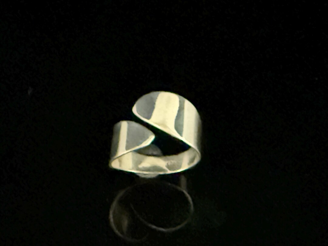 Wrap Around Silver Ring // 925 Sterling Silver // Sizes 5, 7, 8, 9 - Etsy