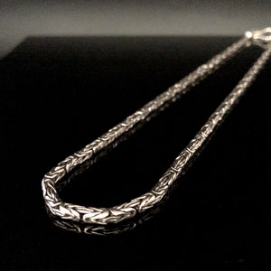 Bali Byzantine Chain // Classic Byzantine Chain Necklace // Bali Chain ...