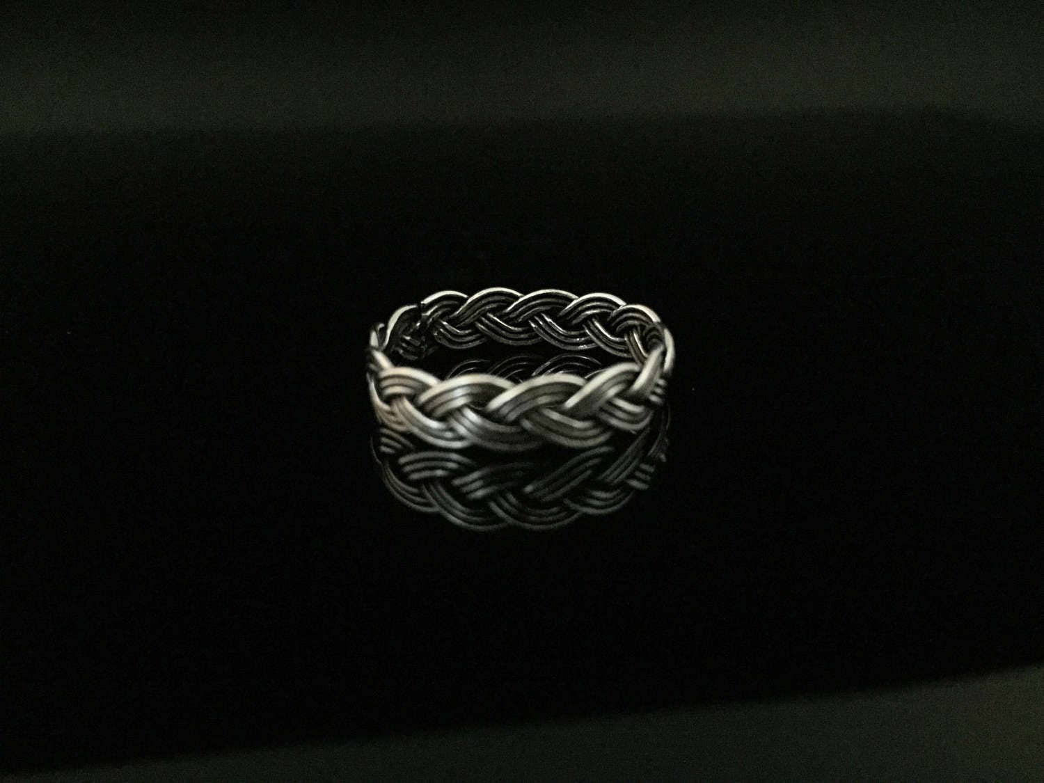 Hand Braided Silver Ring // 925 Sterling Silver // Bali Style - Etsy