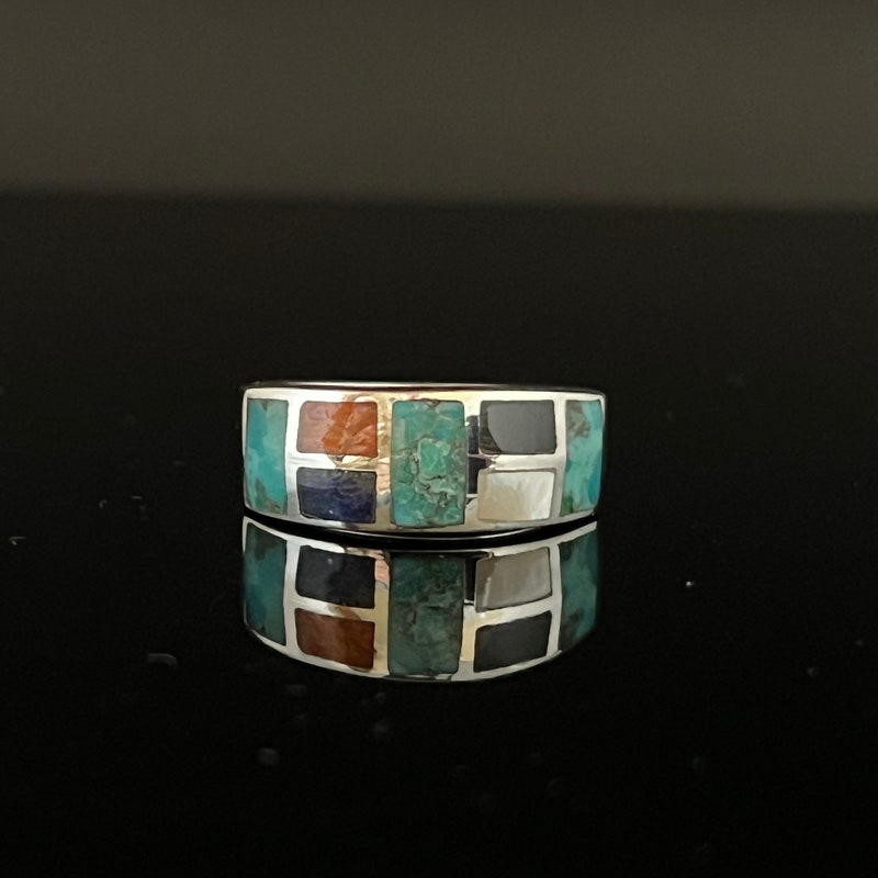 Square Stone Ring - Etsy