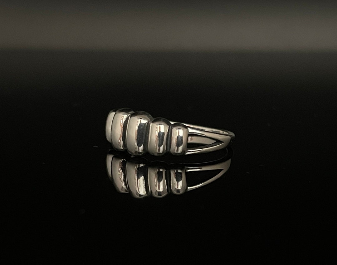 Silver Domes Ring // Dome Ring Silver Ring // Domed Ring // Sterling ...