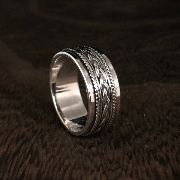 Silver Spinning Ring - Etsy
