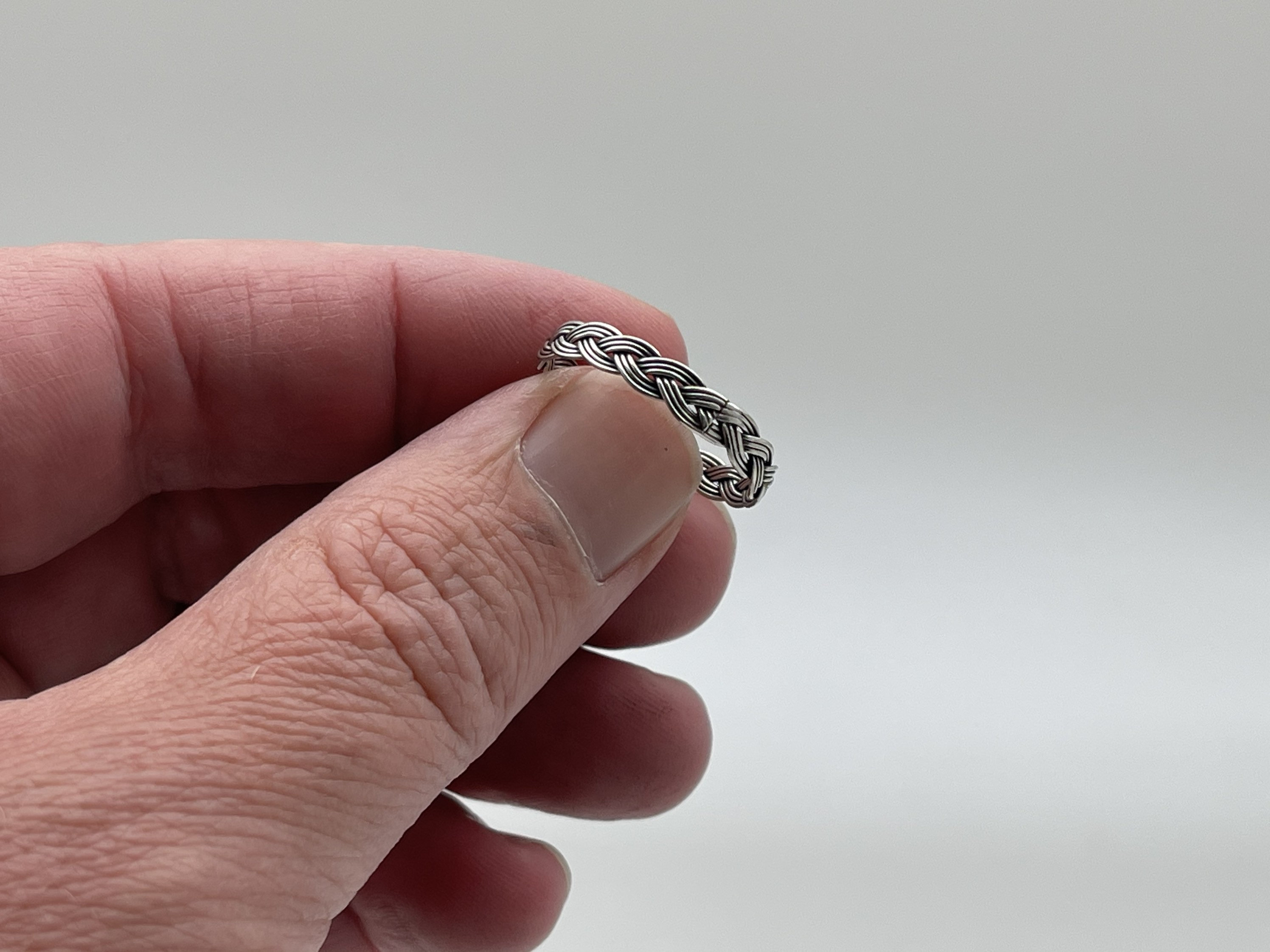 Hand Braided Silver Ring // 925 Sterling Silver // Bali Style - Etsy