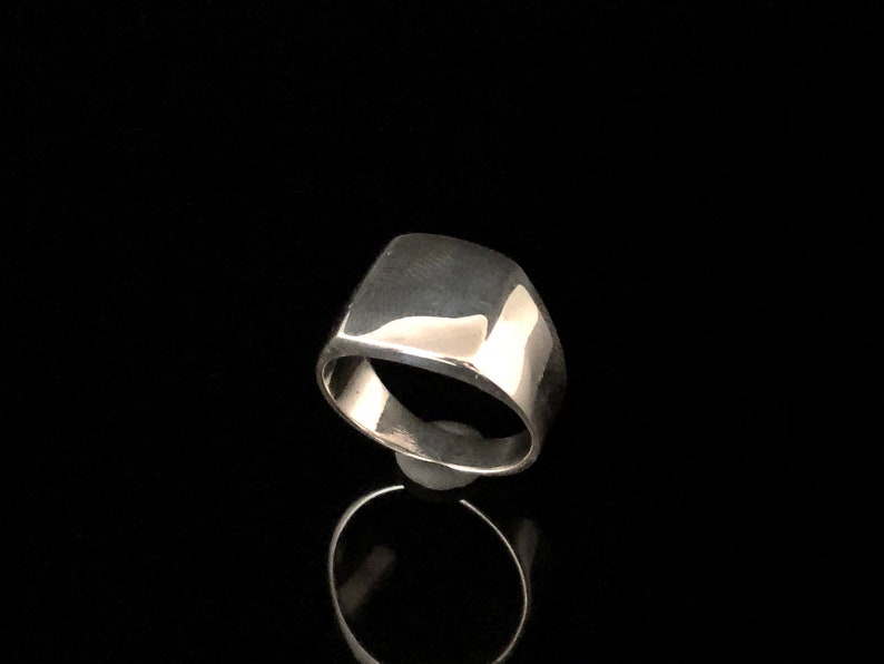 Silver Signet Ring // 925 Sterling Silver // Men's Silver | Etsy