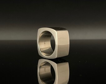 Heavy Silver Ring - Etsy