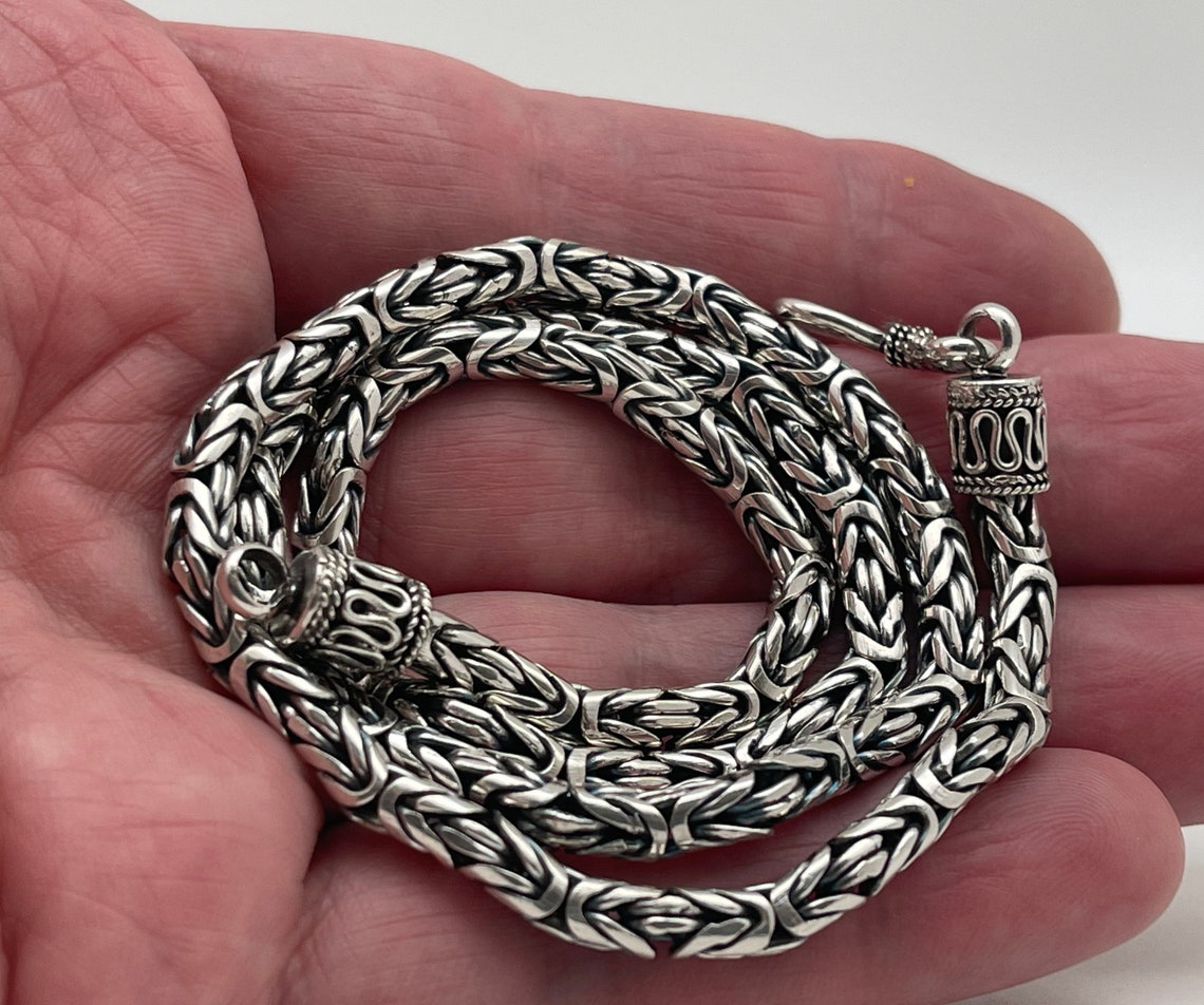 Bali Byzantine Chain // Traditional Byzantine Chain // Heavy - Etsy UK