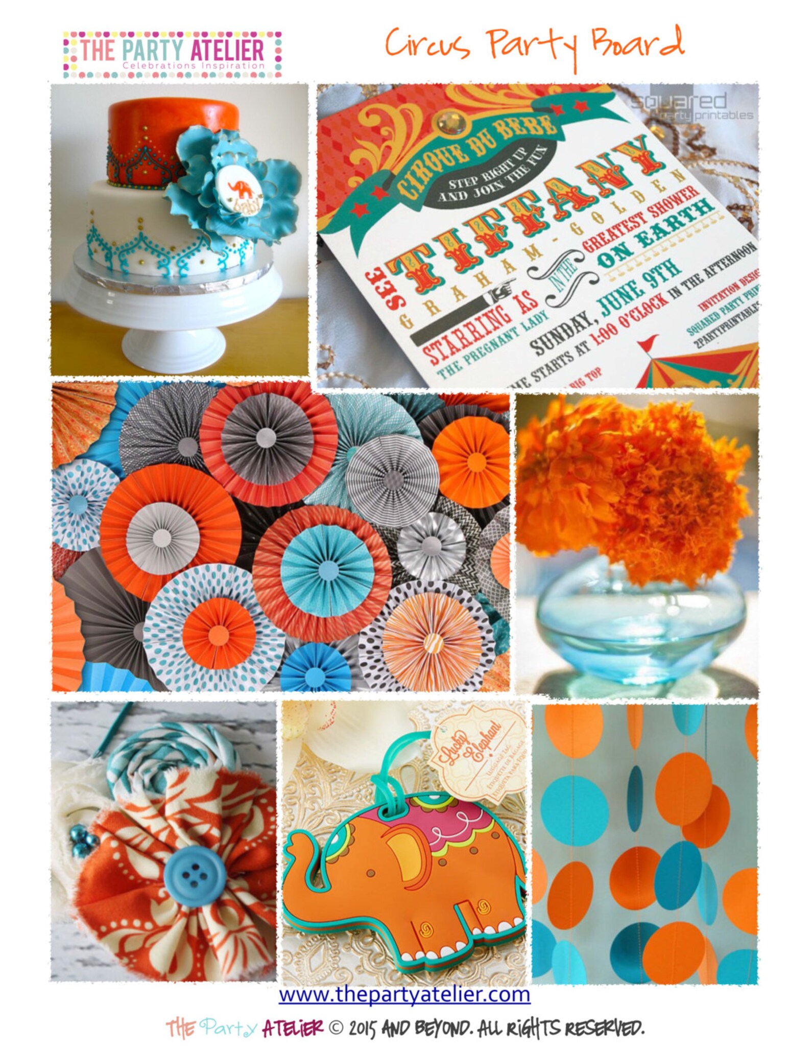 Circus Theme Party Inspiration Board Ebook, PDF - Etsy
