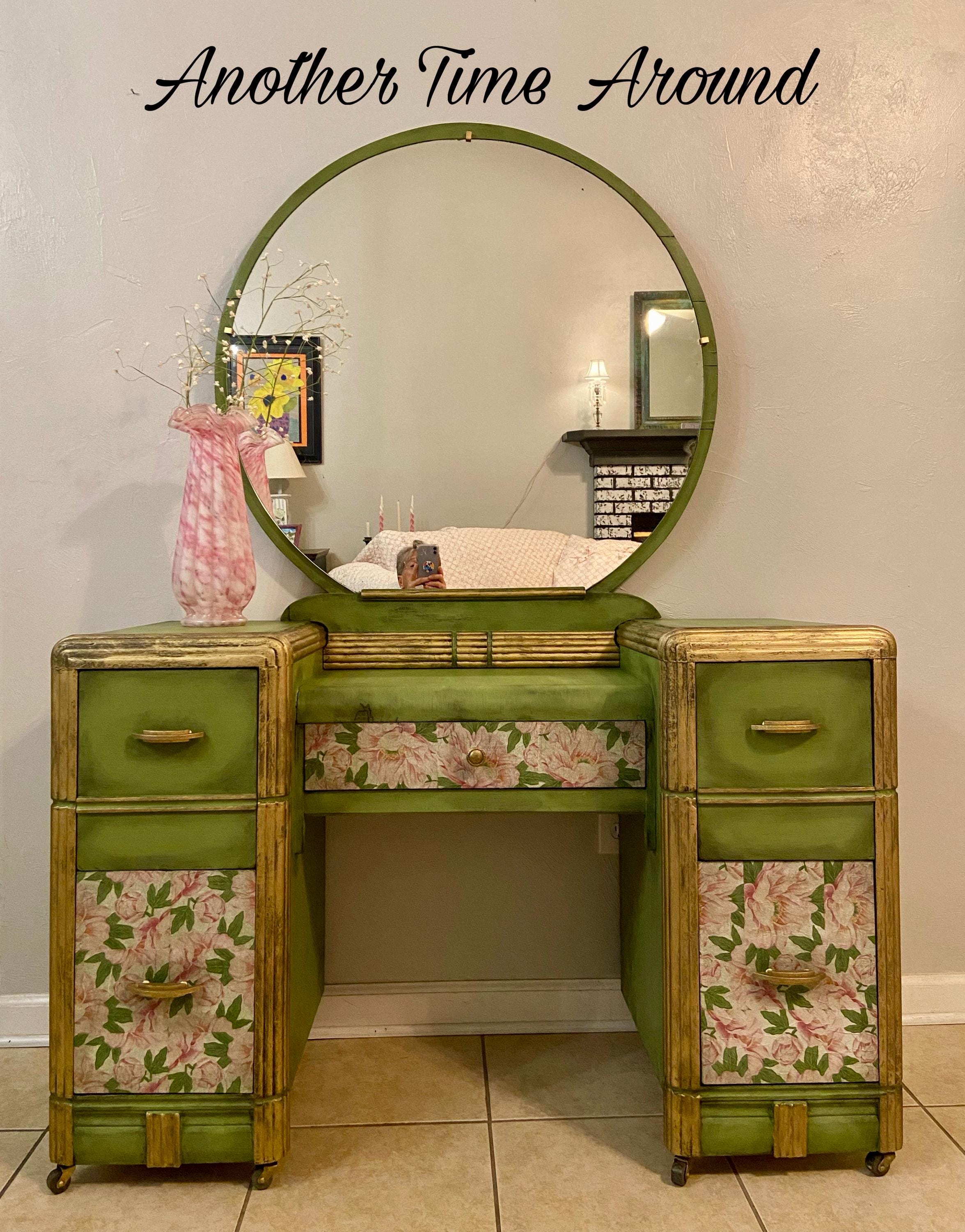 Vintage Vanity Antique Ladies Dressing Table Vanity and Mirror - Etsy