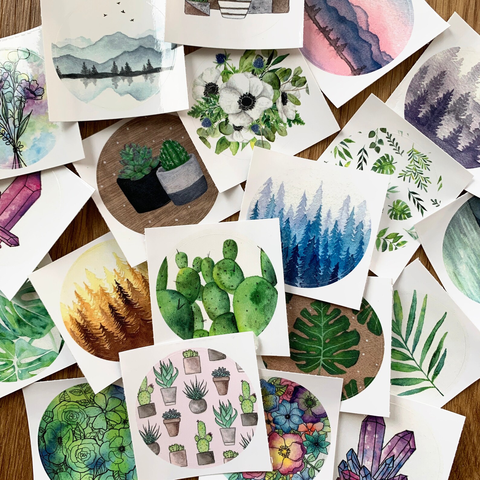 Nature Stickers, Sticker Grab Bag, Sticker Set, Mountain Stickers ...