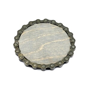 Repurposed Bike Chain Coasters, Gift Set, Cyclist, Housewarming ...