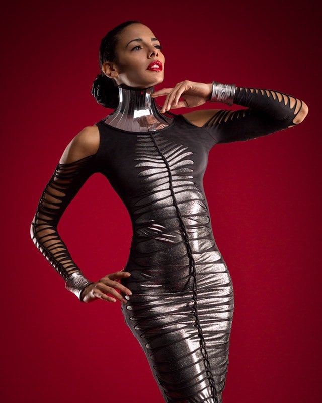 Sexy Long Dress For Woman Bondage Cut Out And Braided Etsy Canada