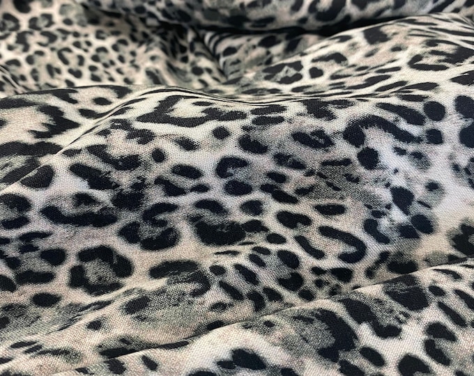 Dalmation Print Rayon Fabric: Soft Apparel Fabric by the Yard - Etsy