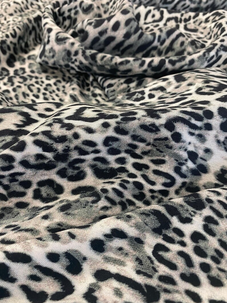 Dalmation Print Rayon Fabric: Soft Apparel Fabric by the Yard - Etsy
