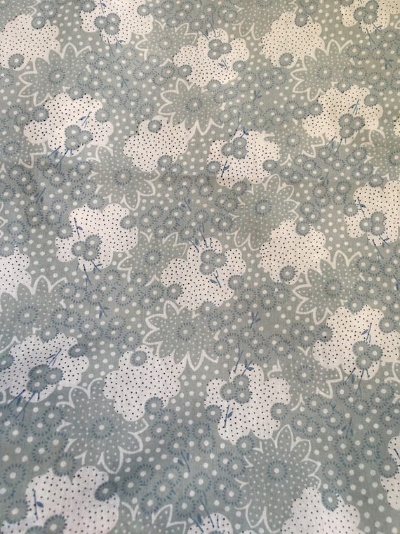 Blue Gray Cotton Fabric by the Yard Cotton Voile Fabric - Etsy