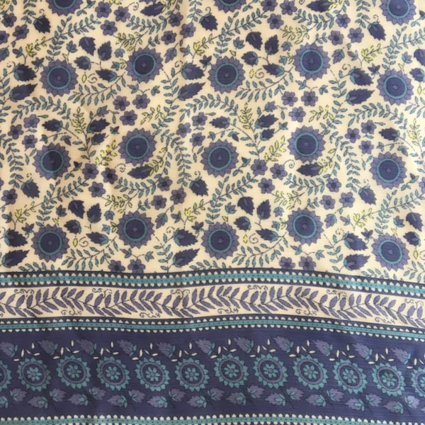 Border Print Fabric - Etsy