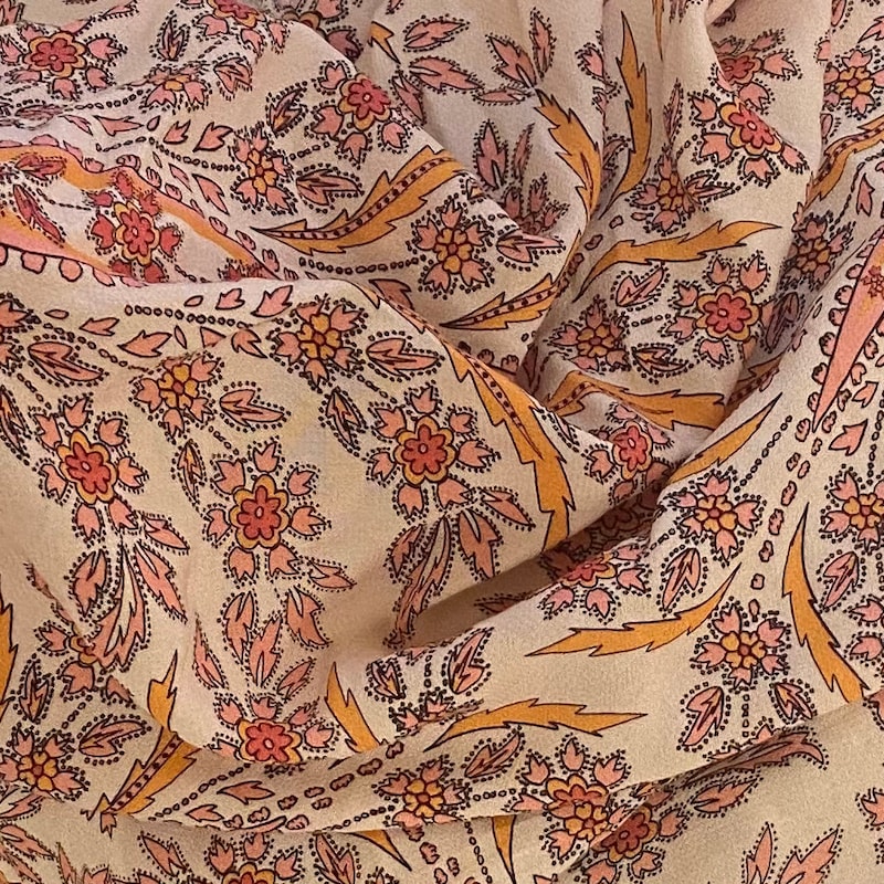 Rayon Print Fabric - Etsy