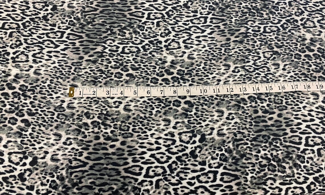 Dalmation Print Rayon Fabric: Soft Apparel Fabric by the Yard - Etsy