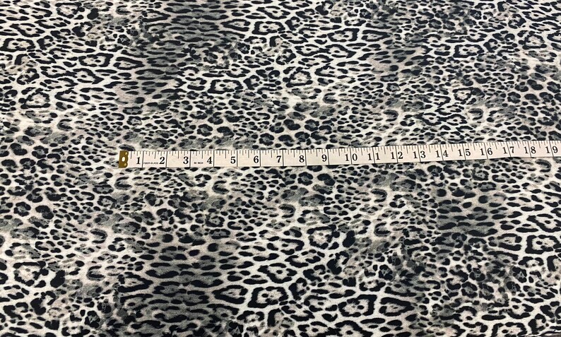 Dalmation Print Rayon Fabric: Soft Apparel Fabric by the Yard - Etsy