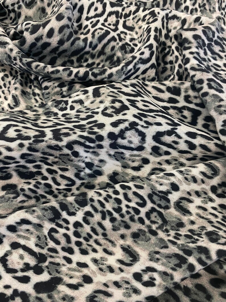 Dalmation Print Rayon Fabric: Soft Apparel Fabric by the Yard - Etsy