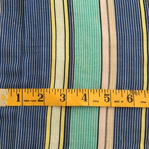 Striped Rayon Staple Fabric, Printed Rayon, Rayon by the Yard, Fabric ...