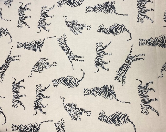 White Tiger Silk Fabric by the Yard, Silk Yardage, Tiger Silk Fabric by ...