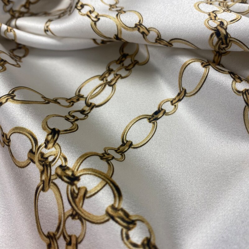 Chain Print Fabric - Etsy