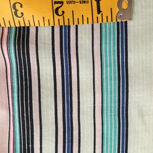 Striped Rayon Staple Fabric, Printed Rayon, Rayon by the Yard, Fabric ...