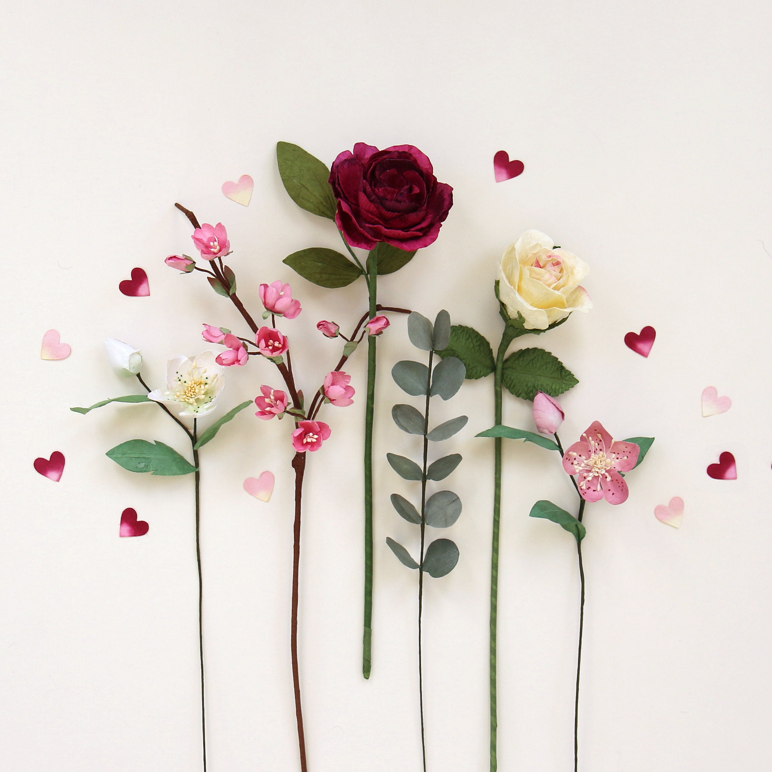 Spring Paper Flower Posy Paper Gift for Anniversary - Etsy UK