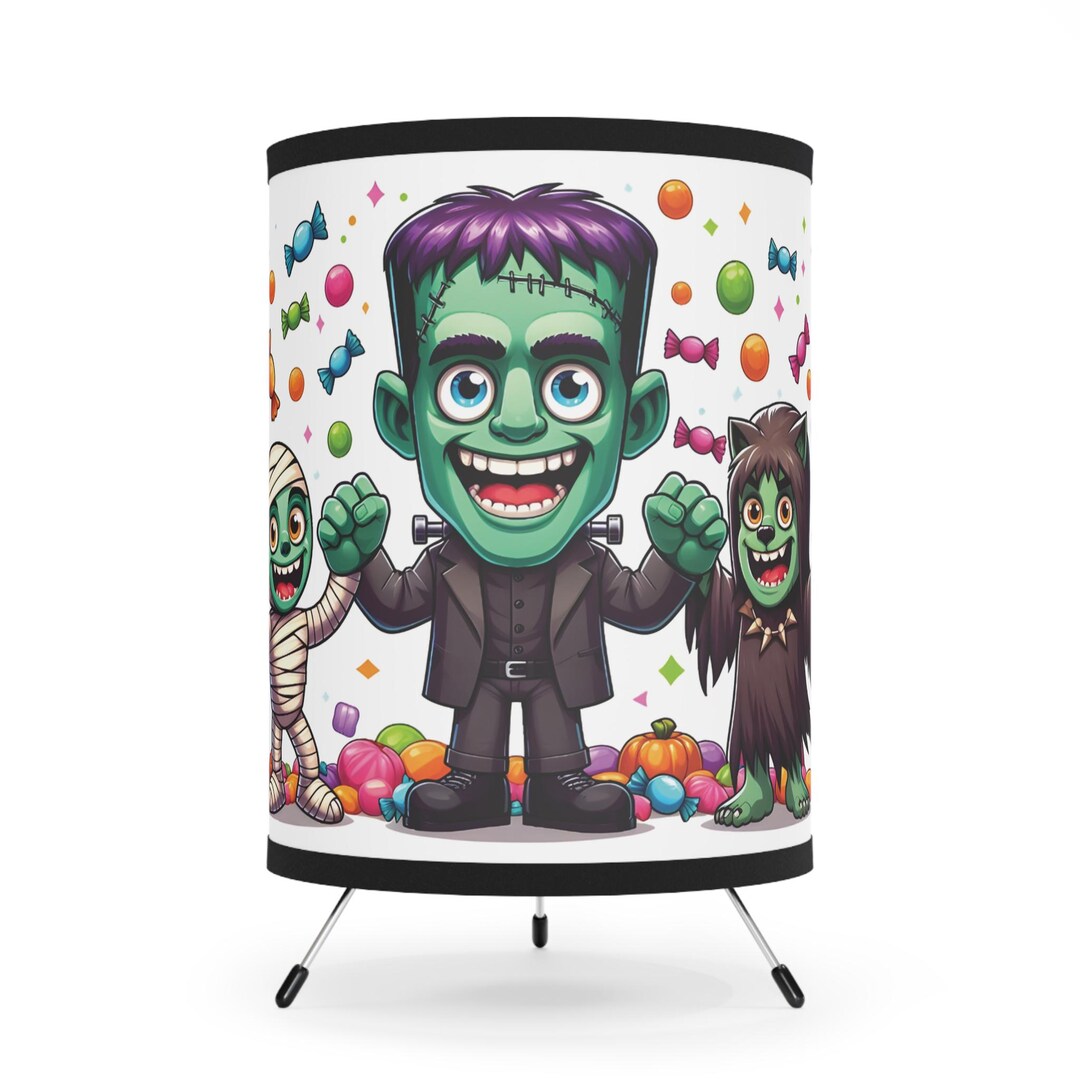 Halloween Candy Lamp, Fun Scary Halloween Decor, Spooky Kids Room Night ...