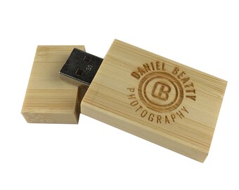 8 GB BULK USB Flash Drive Engraved Bamboo Swivel Engraving Included - Etsy