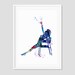 Flashdance Watercolor Art Print Silhouette Print Flashdance Watercolor ...