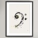 Bass Clef Watercolor Art Print Fa Music Bass Clef F-clef Ink Painting ...