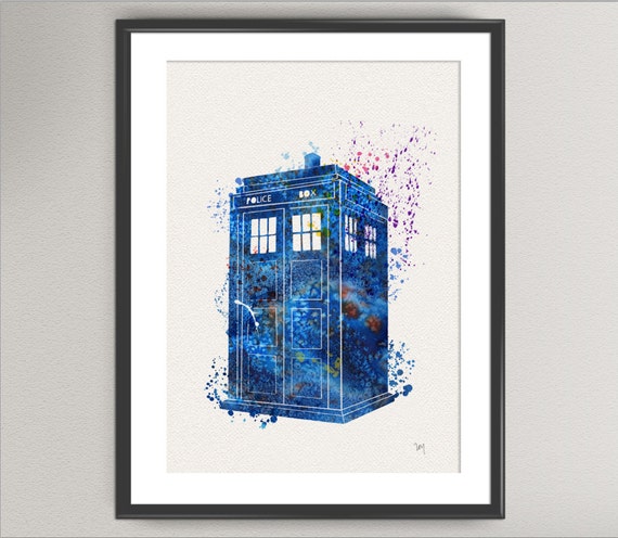Tardis Doctor Who Drawing