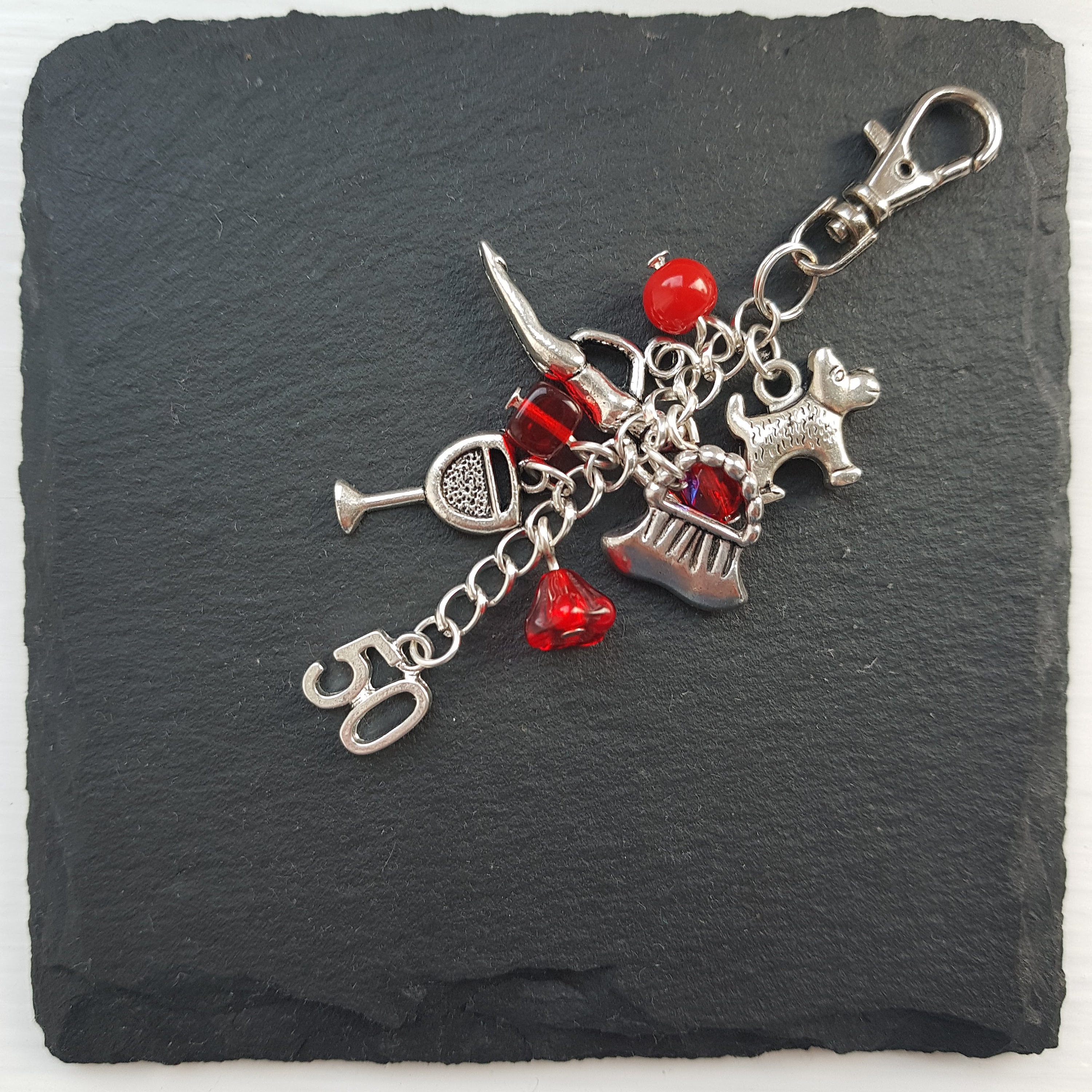 50th Bag Charm 50th Birthday Gift 50th Anniversary Gift - Etsy UK