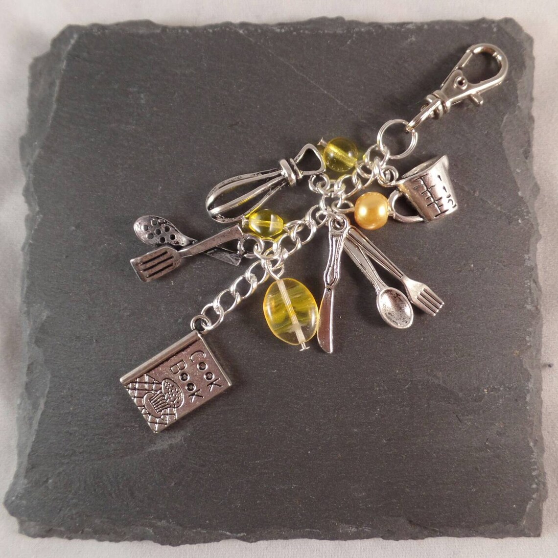 Cook Bag Charm Chef Gift Cook Keychain - Etsy UK