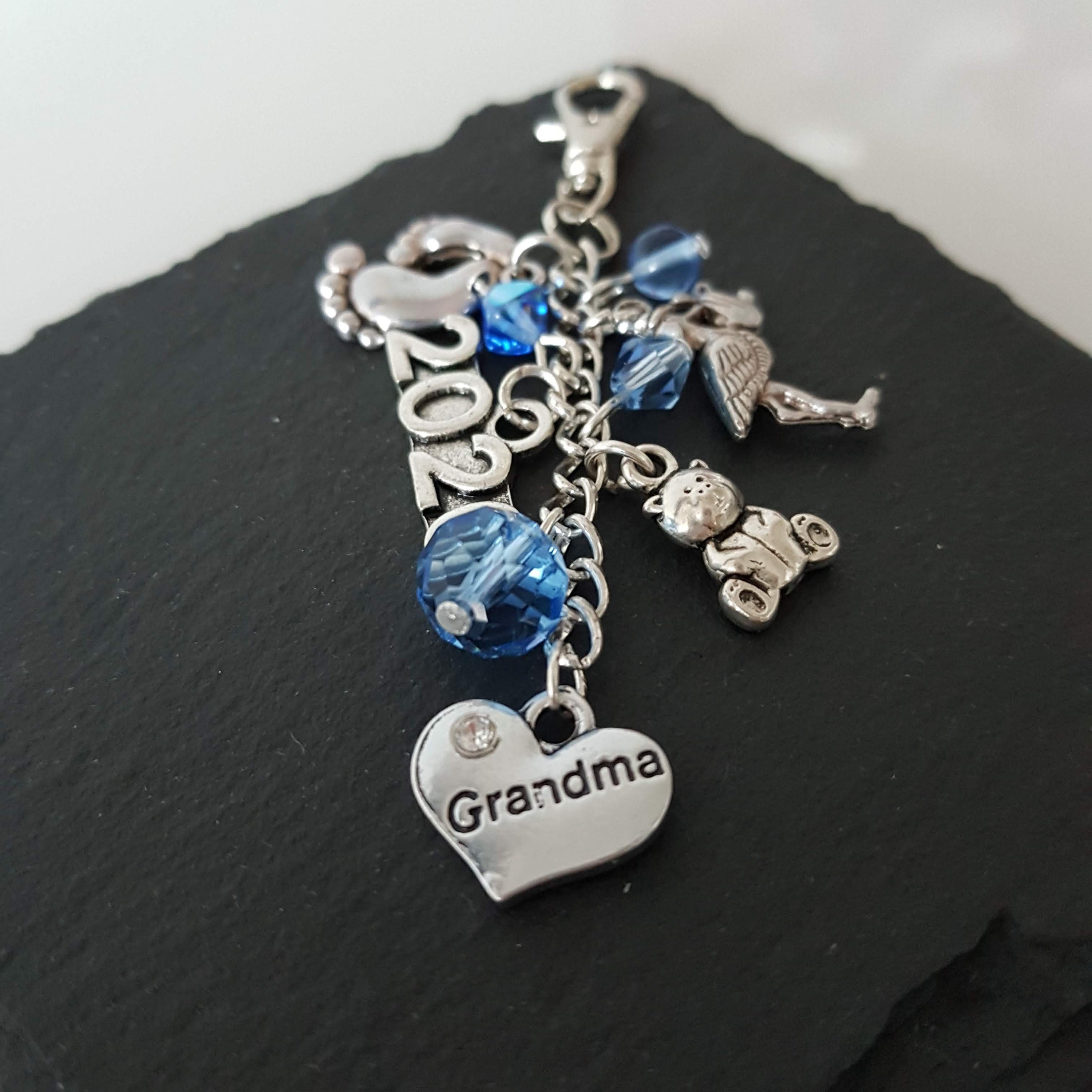 New Grandma gift Grandma bag charm Grandma keychain | Etsy