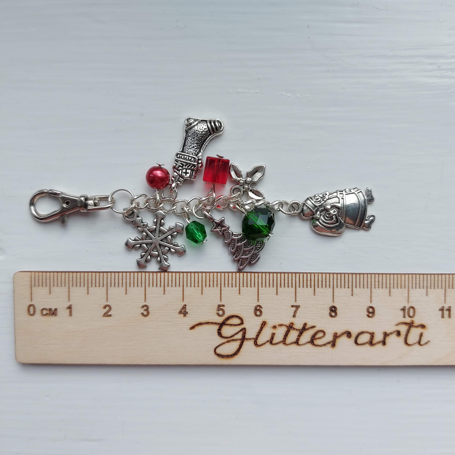Christmas Bag Charm - Christmas Keychain - Advent Calendar Gift - Etsy UK