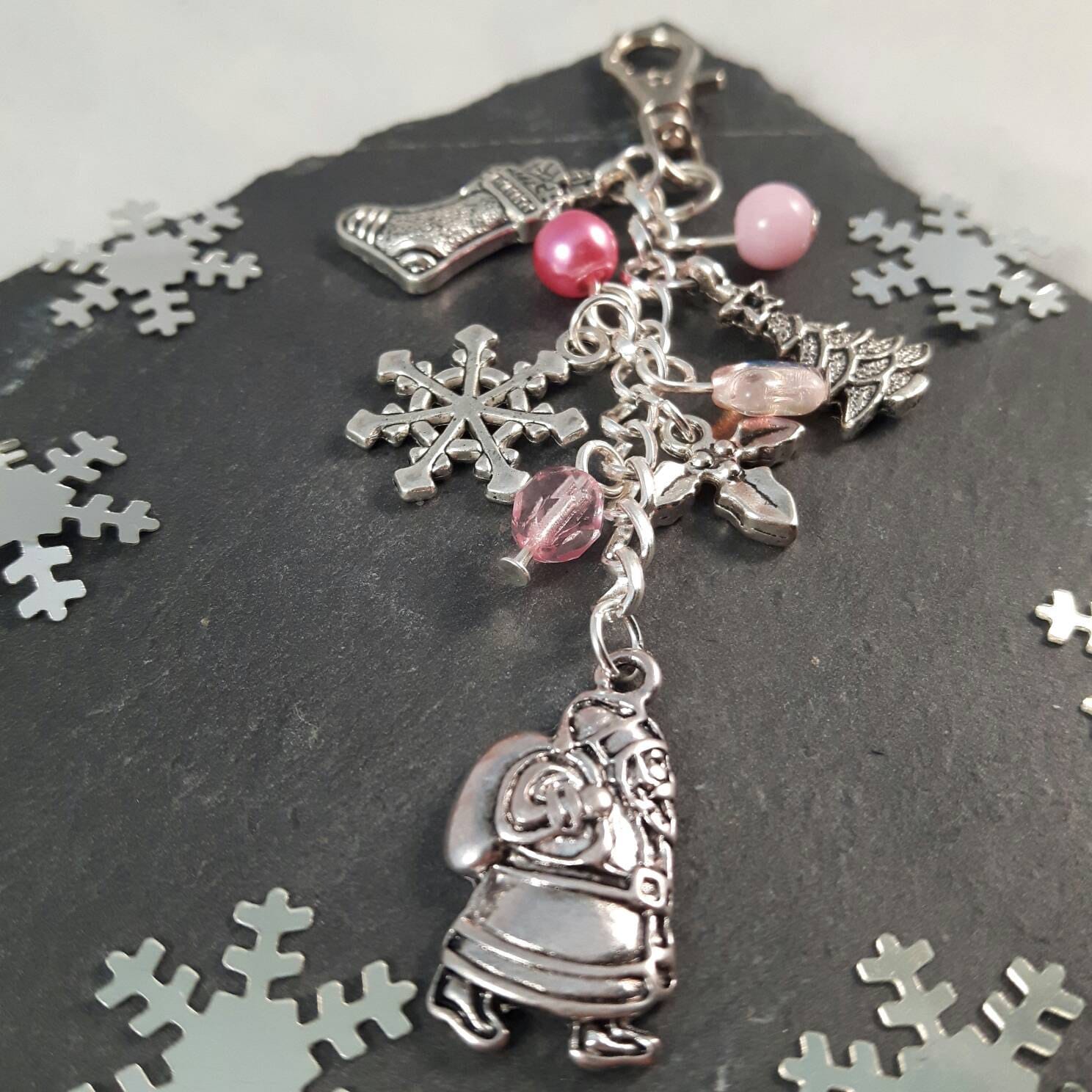Christmas Bag Charm - Christmas Keychain - Advent Calendar Gift - Etsy UK