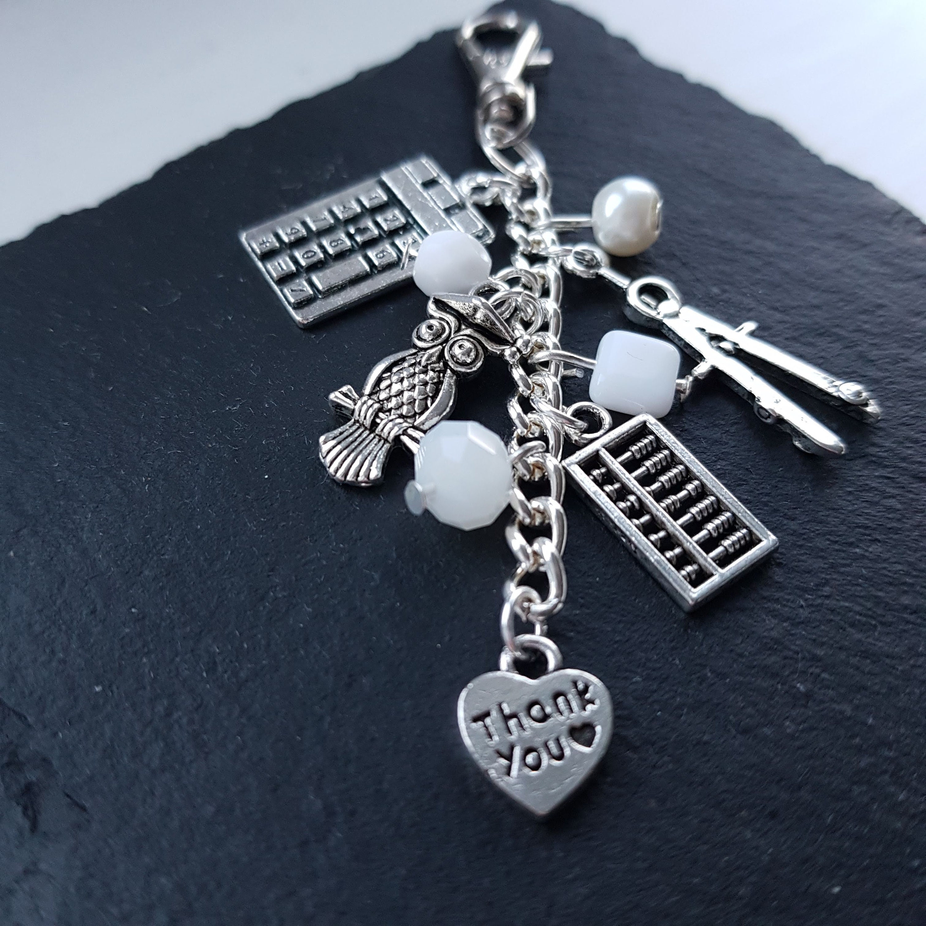 Maths Teacher Bag Charm Maths Teacher Gift Math Teacher - Etsy UK